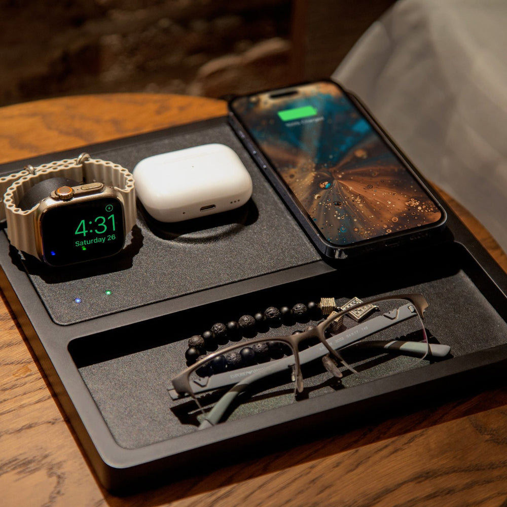 TRIO TRAY | 3 in 1 MagSafe charger with Apple Watch Support | NYTSTND